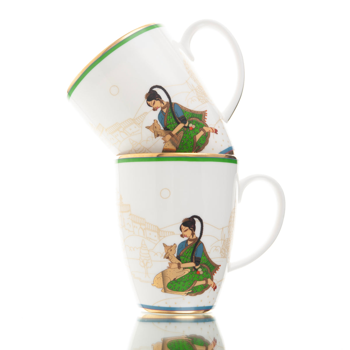 Shakti- Coffee Mug Green – Kaunteya