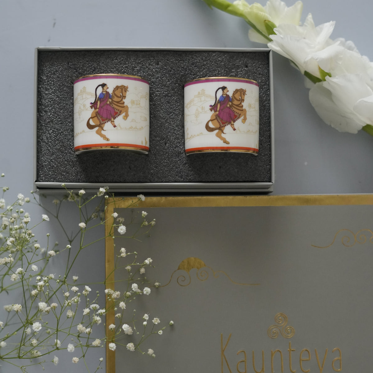 Gift Set Shakti- Mini Tea Mugs Pink (Set Of 2) – Kaunteya