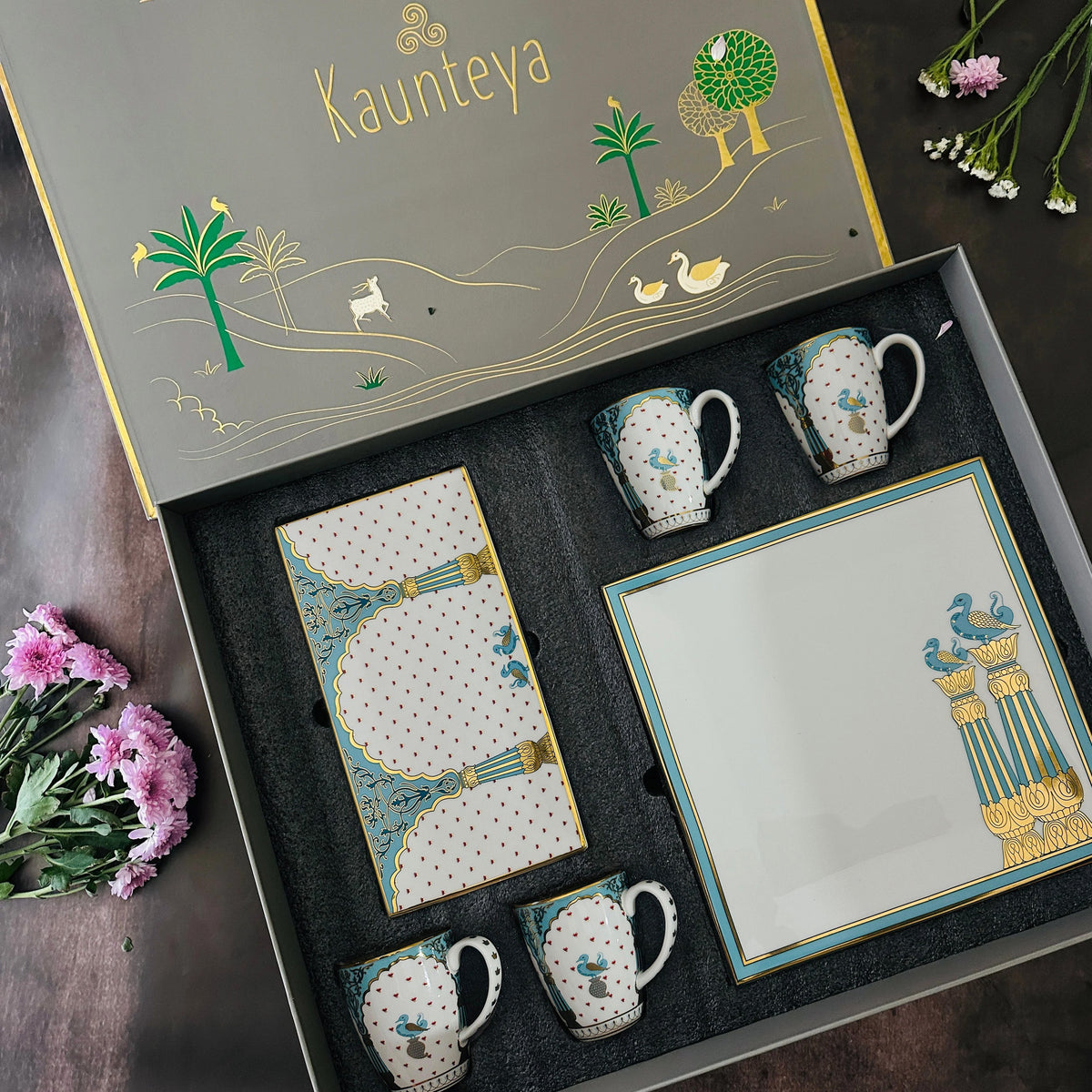 Grand Gift Box - Dasara Coffee Set (4+1+1) – Kaunteya