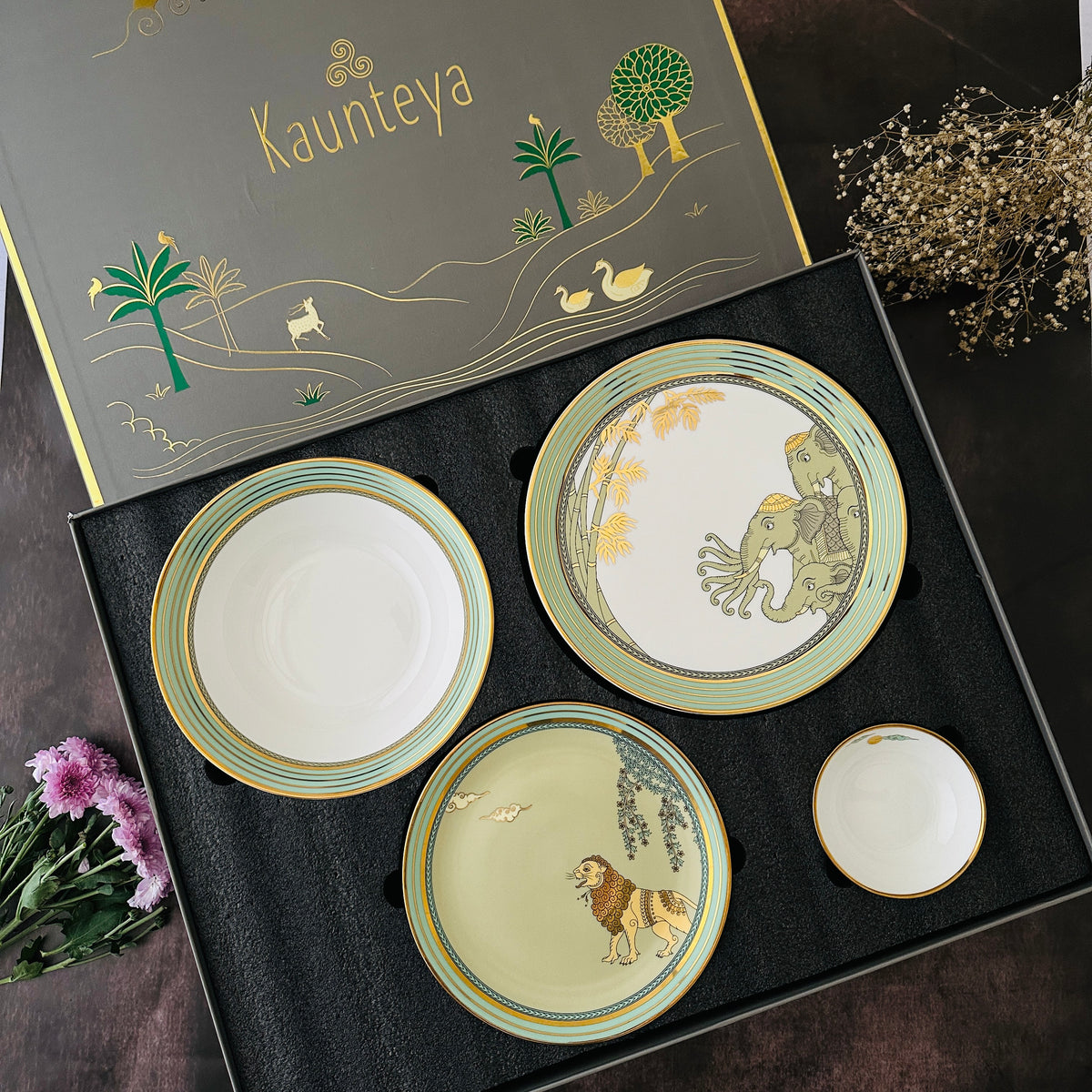Grand Gift Box - Airavata Dinner Set – Kaunteya