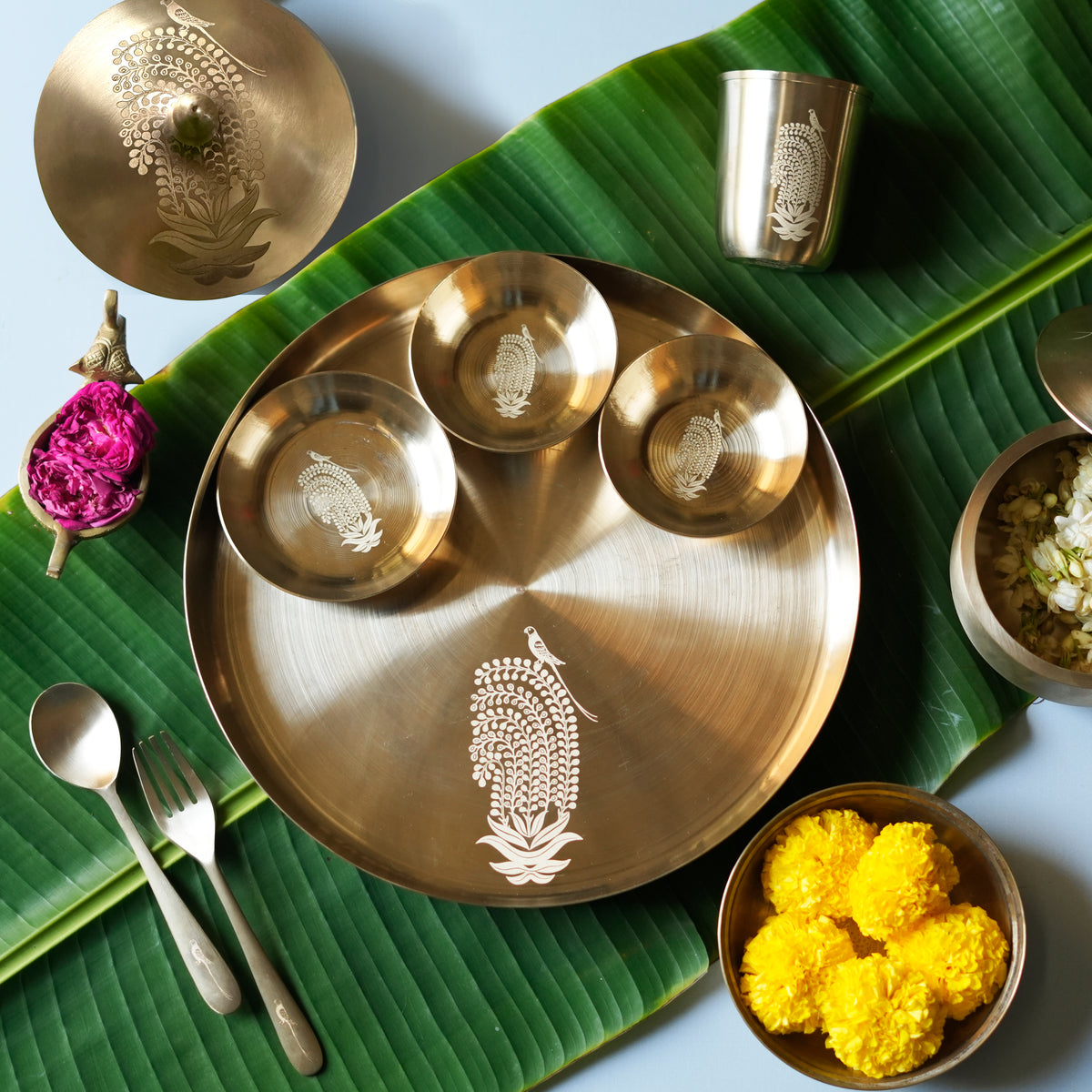 Kansa Dinner Set - KADAMBA – Kaunteya
